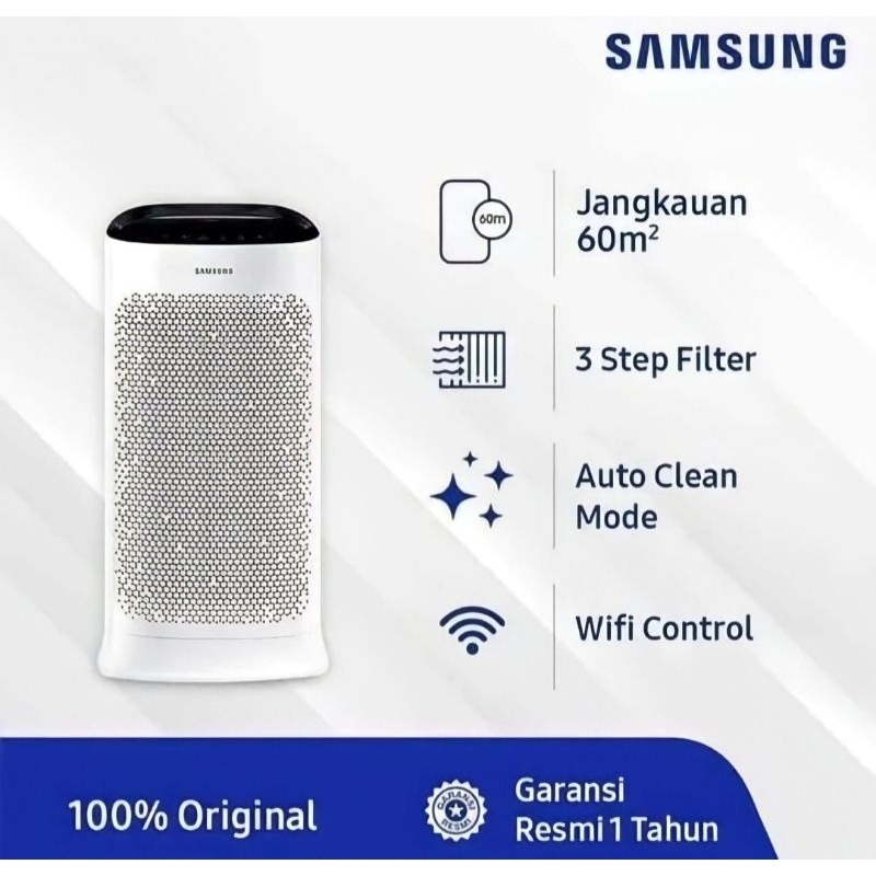 Jual SAMSUNG Air Purifier Pembersih Udara 60 m2 AX 60R5080WD Original Shopee Indonesia