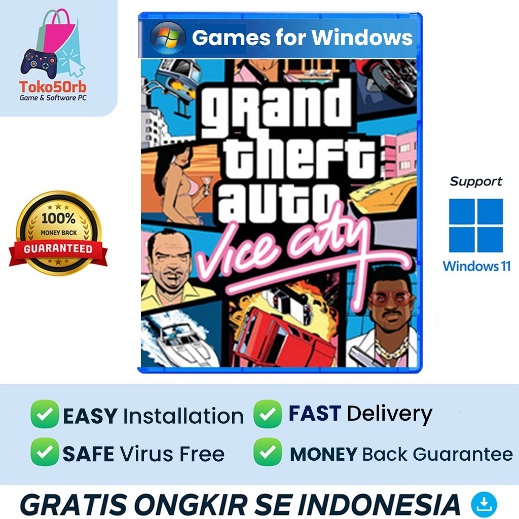 Jual GTA Vice City For PC Full Version | Shopee Indonesia