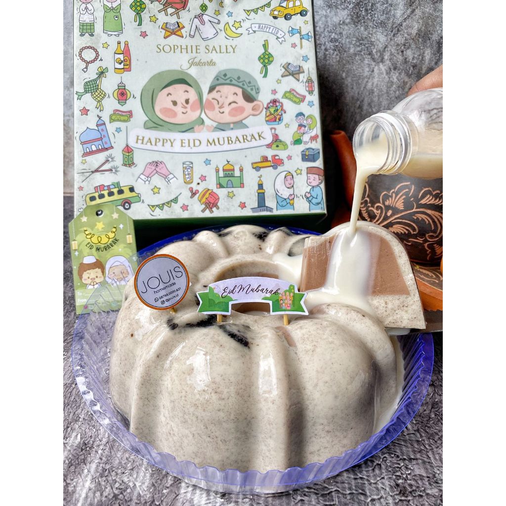 Jual Pudding Lumut Kelapa / Nutella Oreo Hampers Idul Fitri Paket ...