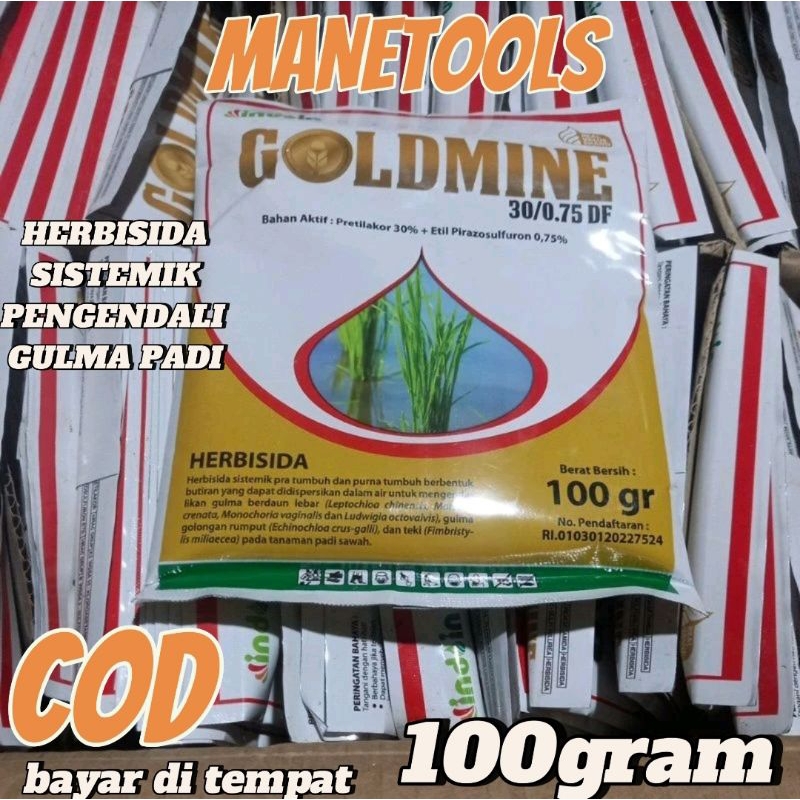 Jual HERBISIDA SISTEMIK | GOLDMINE 30/0.75DF 100GR OBAT PENGENDALI ...