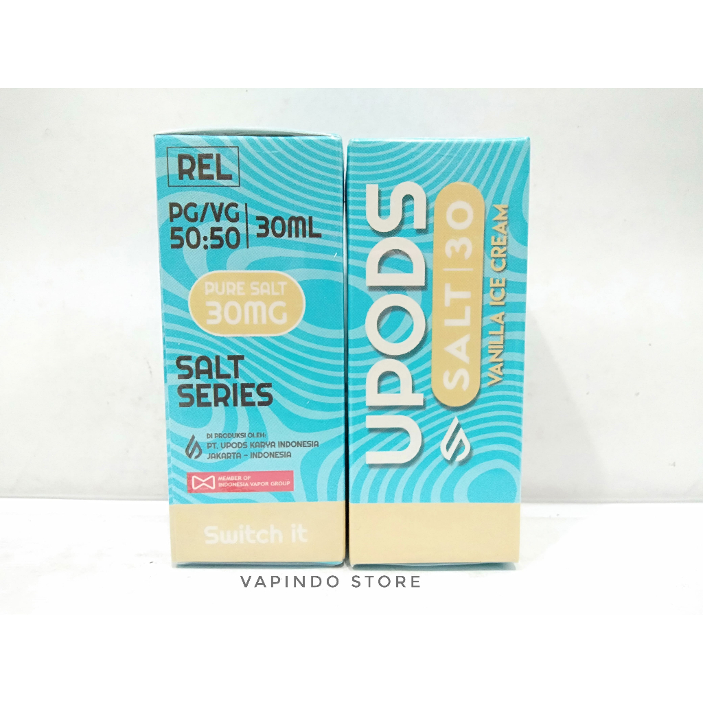 Jual SALT UPODS VANILLA ICE CREAM 30ML NIC 30MG BY SWITCH IT | Shopee ...