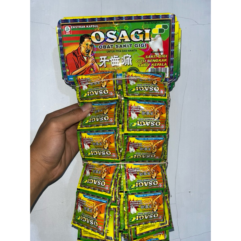 Jual osagi hijau kapsul isi 20 sachet asli | Shopee Indonesia