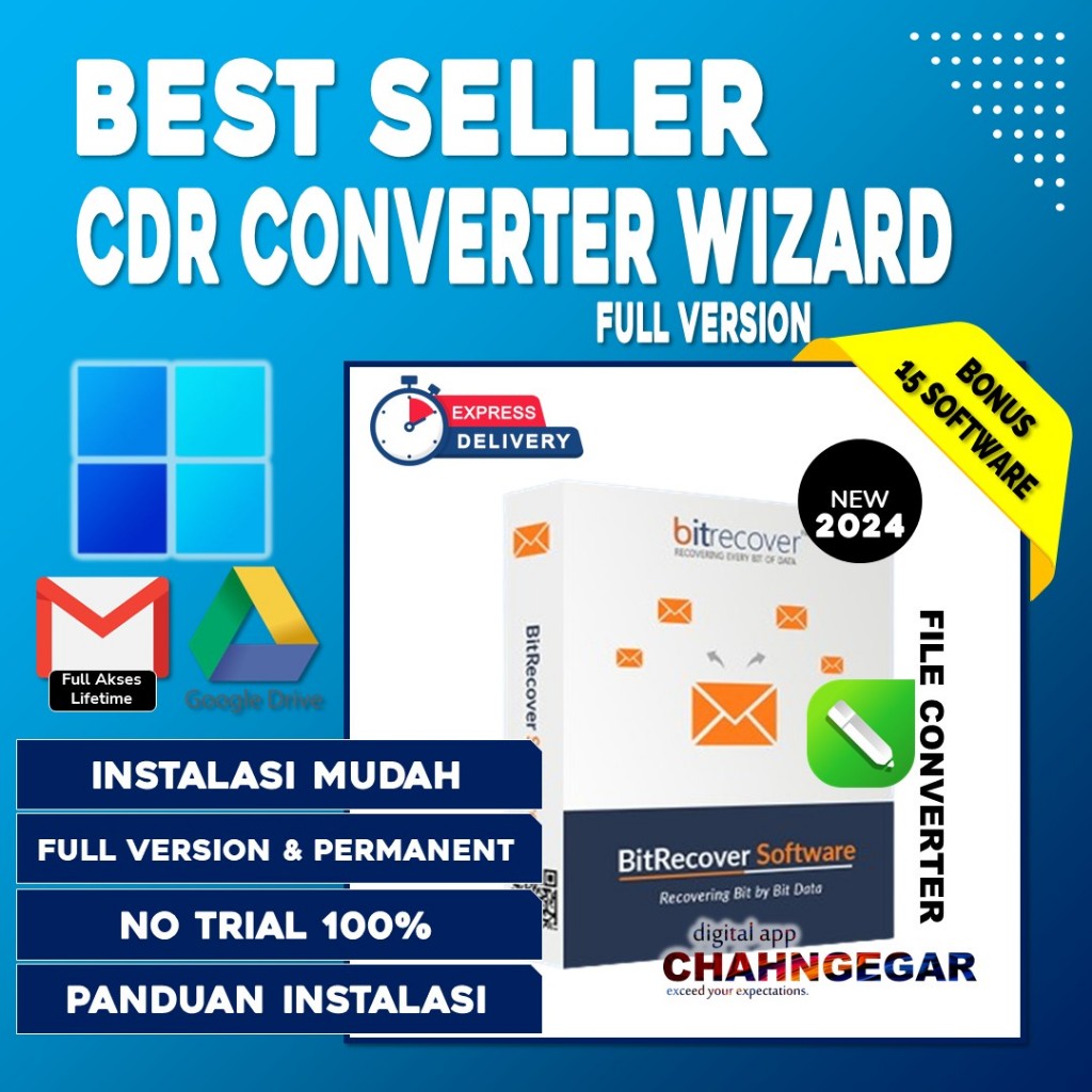 Jual BitRecover CDR Converter Wizard 4 + Serial Number - Corel DRAW ...