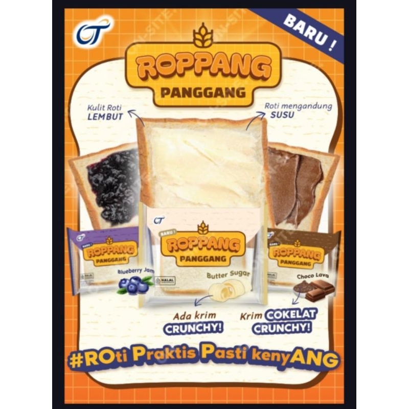 Jual Roppang Roti Panggang produk OT (Orangtua) dapat 5 Bungkus Murah ...