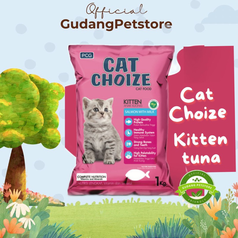 Jual CAT CHOIZE KITTEN 1 KG / CATCHOIZE KITTEN makanan kucing usia 2-12 ...