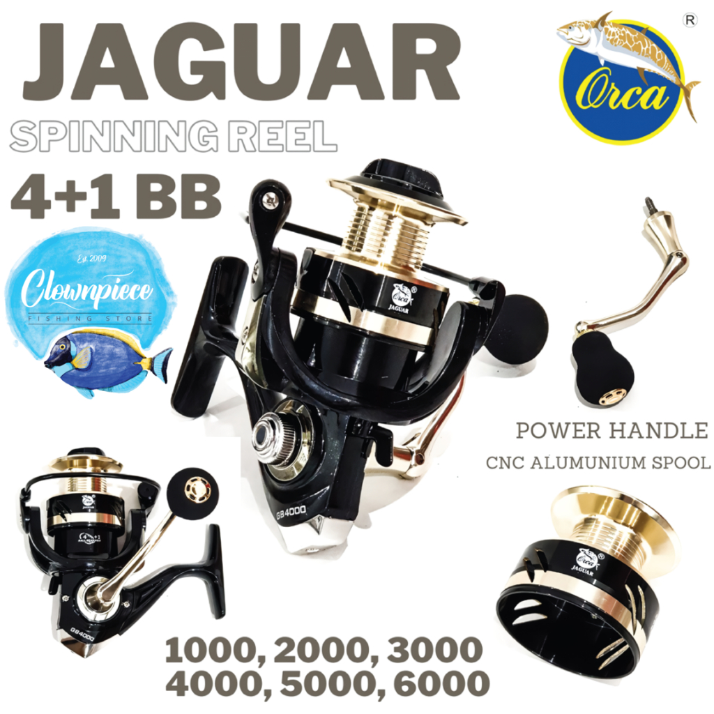Jual Reel Orca Jaguar PH / Reel Pancing Orca Jaguar PH / Reel Spinning ...