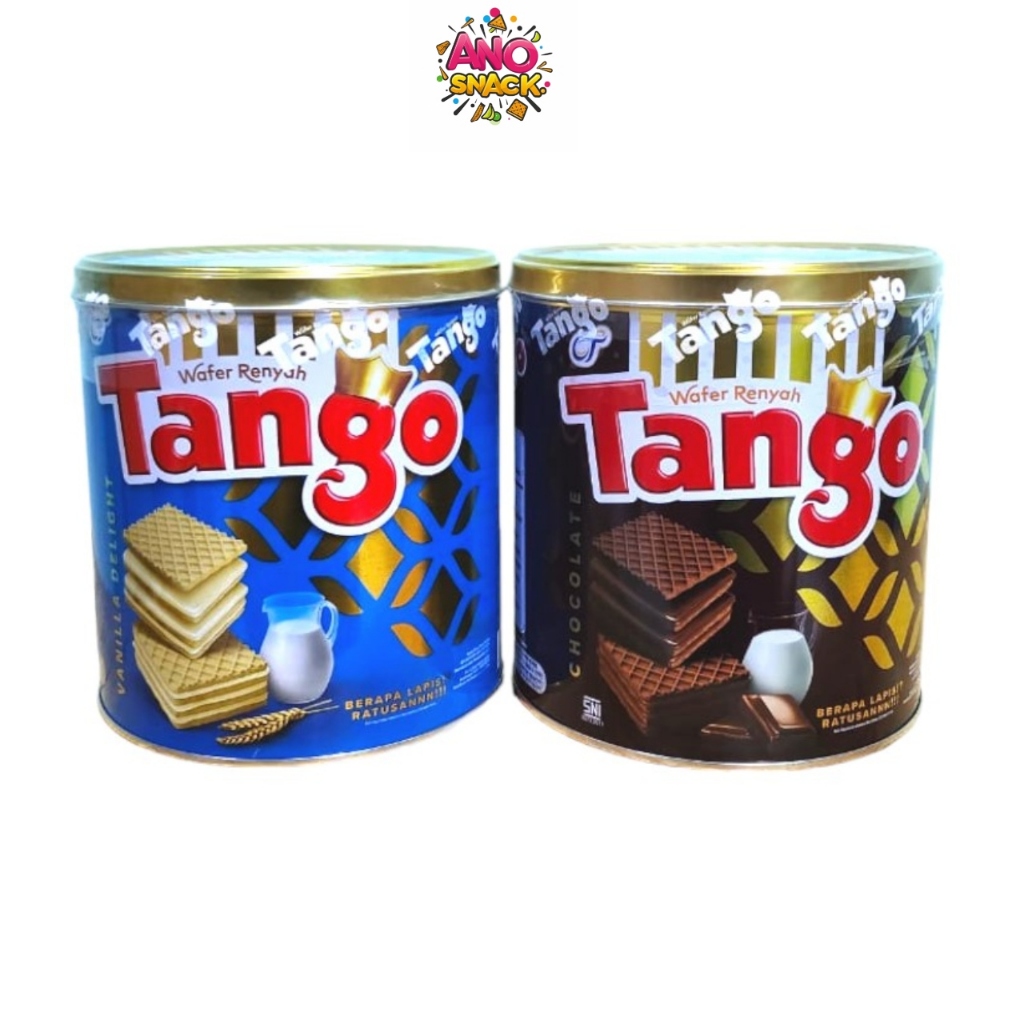 Jual BISCUIT TANGO WAFER KALENG COKLAT / VANILLA (270 GR) | Shopee ...