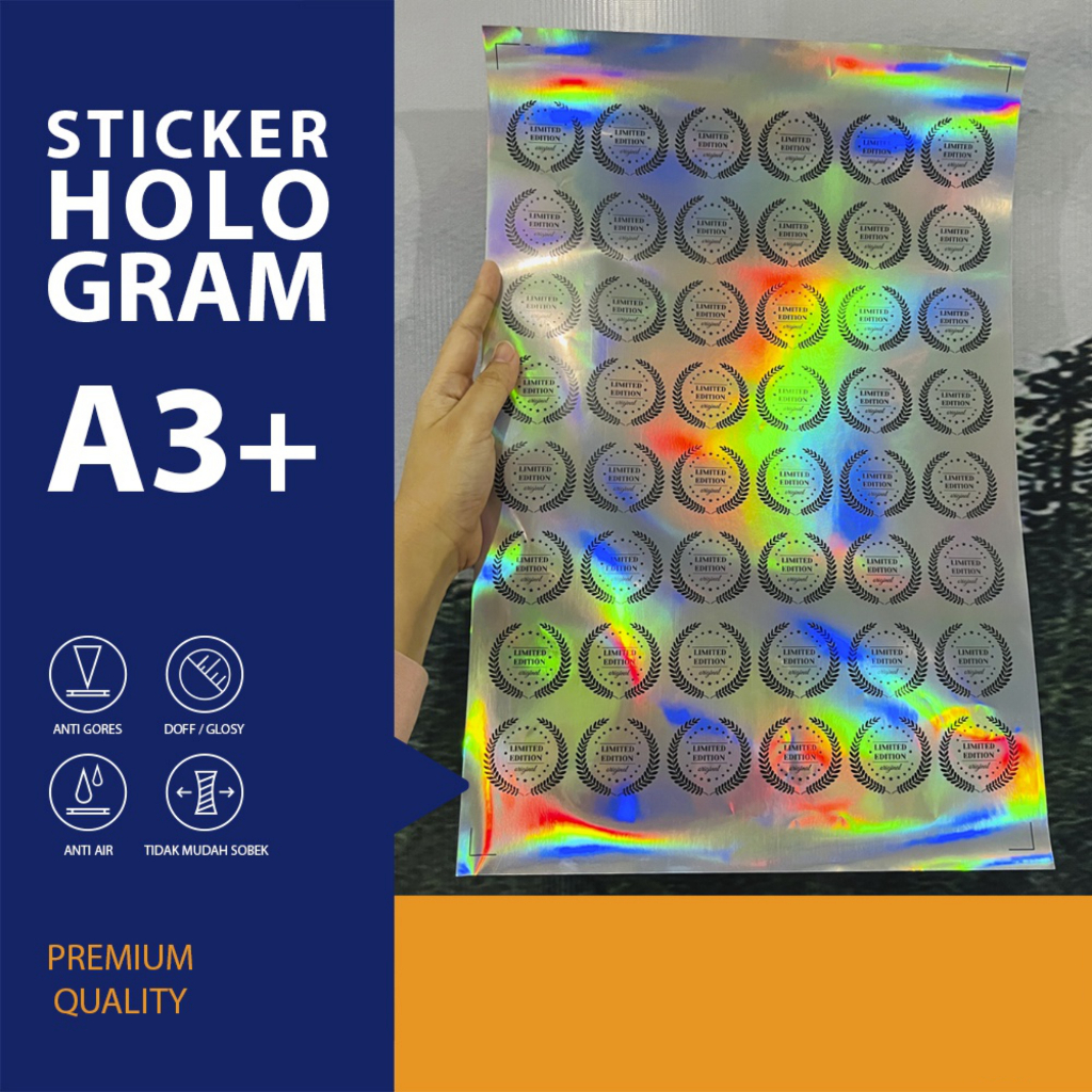 Jual CETAK STICKER CUSTOM HOLOGRAM | Shopee Indonesia