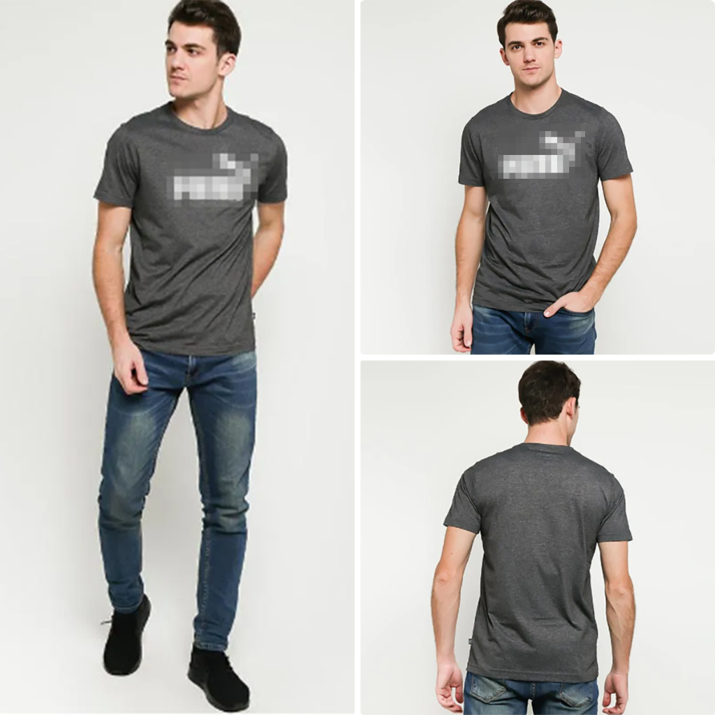 Jual Kaos Pria PM Logo Men's Active T-Shirt Baju Olahraga Pria Original ...