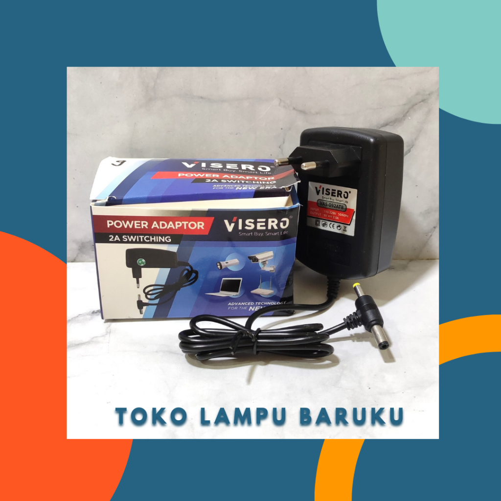 Jual Adaptor Visero 2A 9V | Shopee Indonesia
