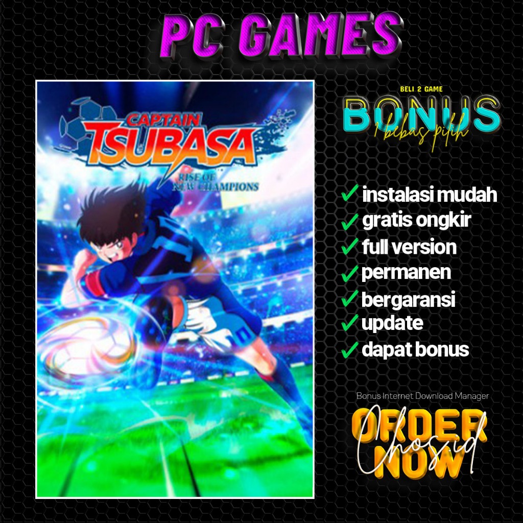 Jual Captain Tsubasa Rise of New Champions | Game PC - Laptop | Shopee ...