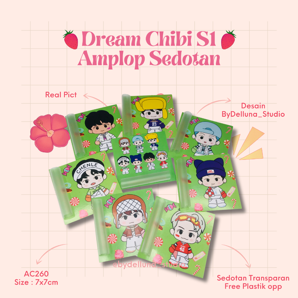 Jual Amplop Lebaran Kpop Nct Dream Chibi Nctzen Sijunie Lucu Amplop ...
