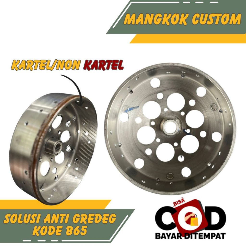 Jual MANGKOK GANDA ORIGINAL CUSTOM BOLONG KARTEL/NON KARTEL KODE B65 UNTUK MOTOR N MAX 2017-2020 ...