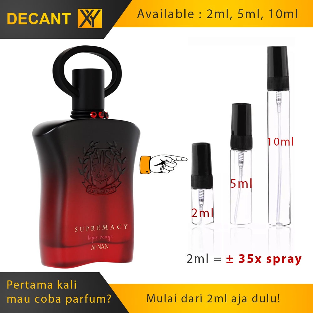 Jual Decant Afnan Supremacy Tapis Rouge EDP 2ml 5ml 10ml | Shopee Indonesia