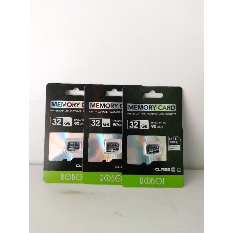 Jual ROBOT 32GB TF CARD/MMC/MEMORY With Package Black | Shopee Indonesia