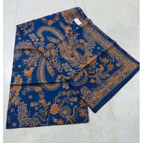 Jual Kain Batik halus biru soft burung Phoenix | Shopee Indonesia