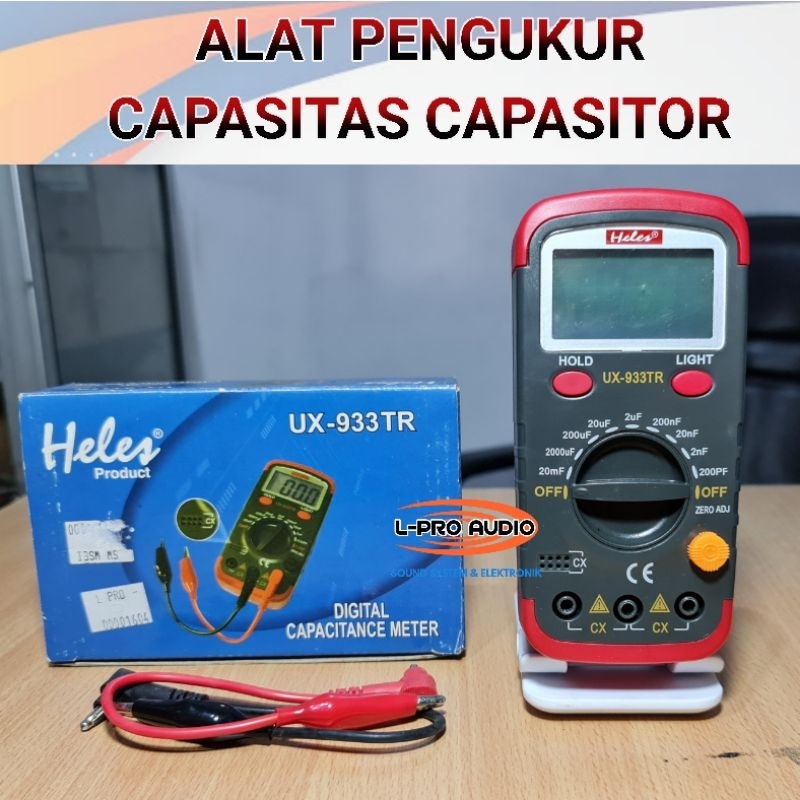 Jual Capasitor tester HELES UX933TR 200pf - 20mf(milifarad) capacitancy ...