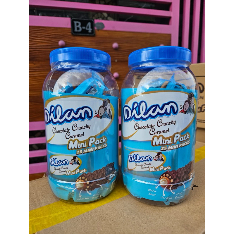 Jual DILAN CHOCOLATE CRUNCHY CARAMEL MINI PACK ISI 25 BIJI | Shopee ...