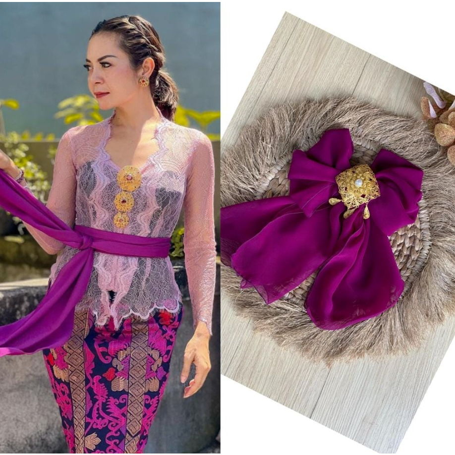 Jual Selendang Bali Senteng Murah 2,5 Meter / Slendang Polos sifon ...