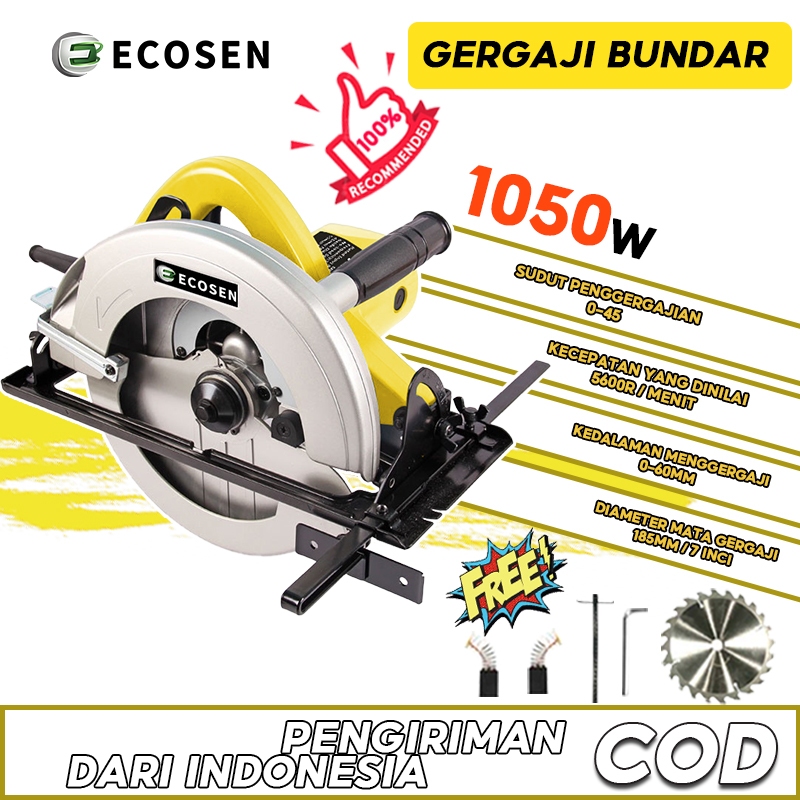 Jual ECOSEN Circular Saw / Mesin Gergaji / Mesin Potong/Mesin Sirkel Gergaji Potong Kayu Circle ...