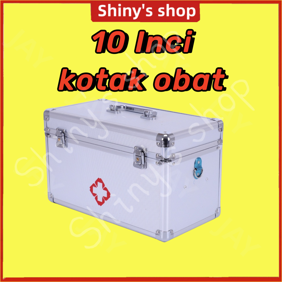 Jual kotak obat Kotak P3K aluminium portabel, kotak medis, kotak ...
