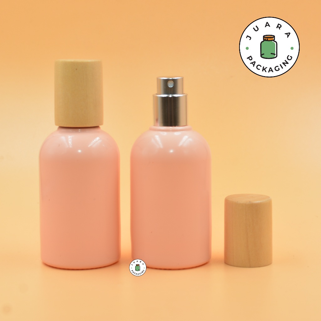 Jual Botol Parfum Kaca 30ml Botol Kaca Pink Glossy Tutup Kayu Spray ...
