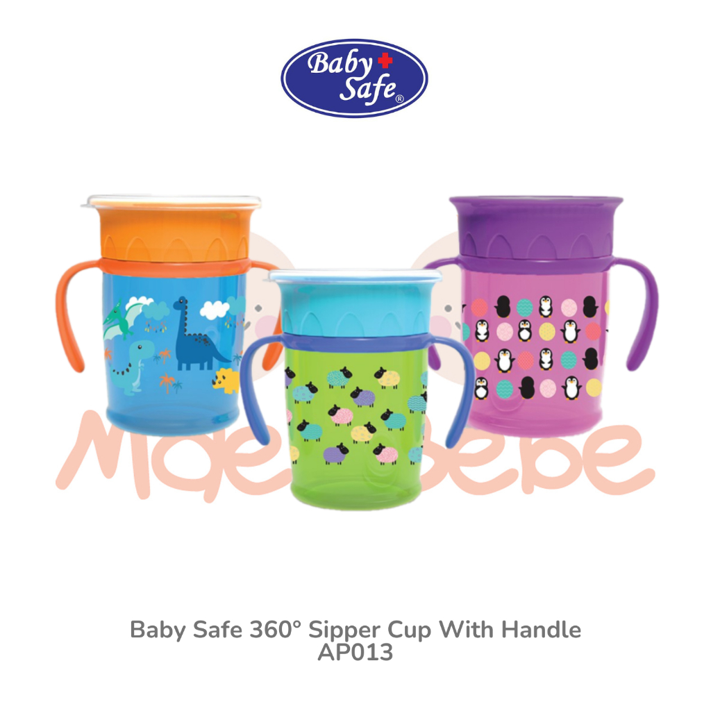Jual Baby Safe 360° Sipper Cup With Handle Gelas Minum Anak AP013 ...