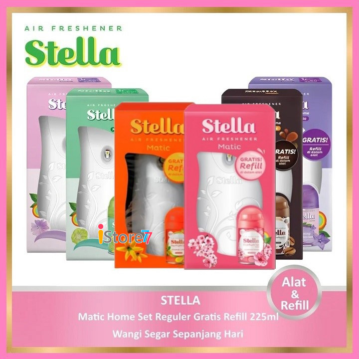 Jual Stella Matic Box Set Alat + Refill 225 ml - Pengharum Ruangan ...