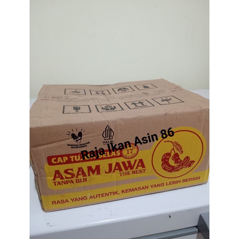 Jual Asam Jawa Cap Tujuh Belas / Asem madura 1Dus / Perdus 500Gram isi ...