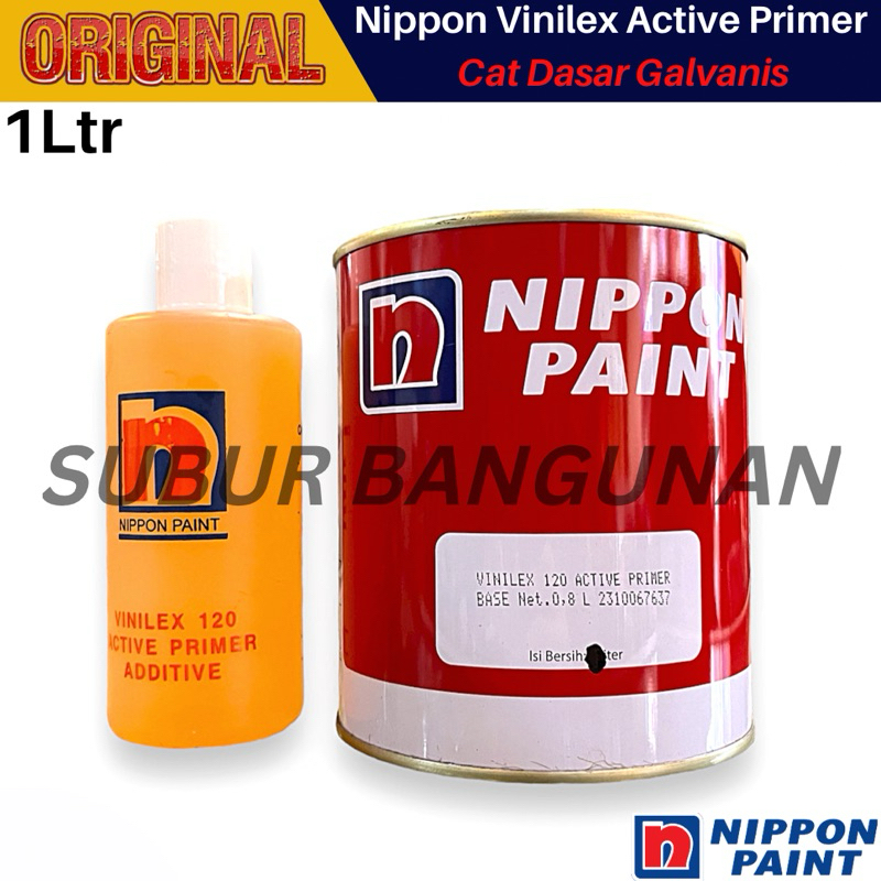 Jual Cat Dasar Galvanis & Alumunium NIPPON VINILEX 120 ACTIVE PRIMER 1 Ltr | Shopee Indonesia