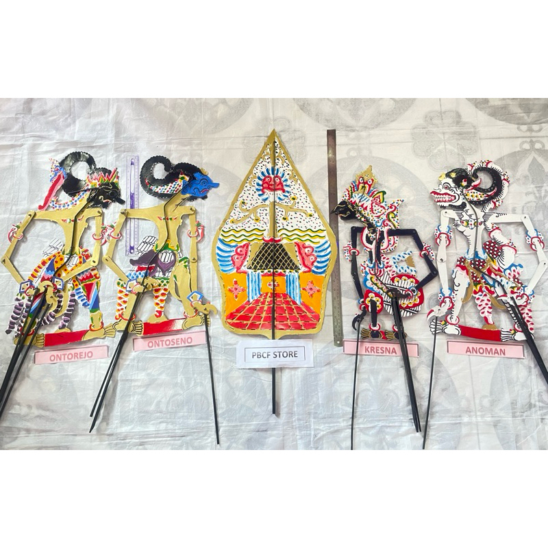 Jual PAKET WAYANG kertas 4 WAYANG + 1 GUNUNGAN | Shopee Indonesia