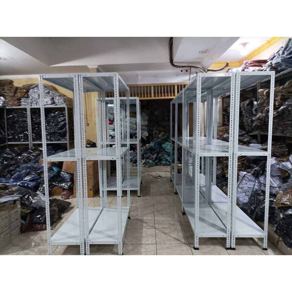 Jual Rak besi serbaguna 3 susun 100x40x200cm | Shopee Indonesia