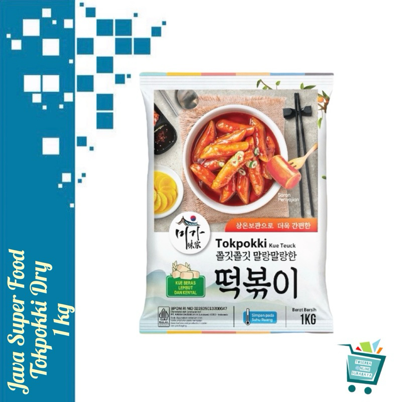 Jual Oppa Tokpokki Tteokbokki Ttokpokki Topokki / Rice Cake / Dry Tokpokki Java Super Food 1kg ...