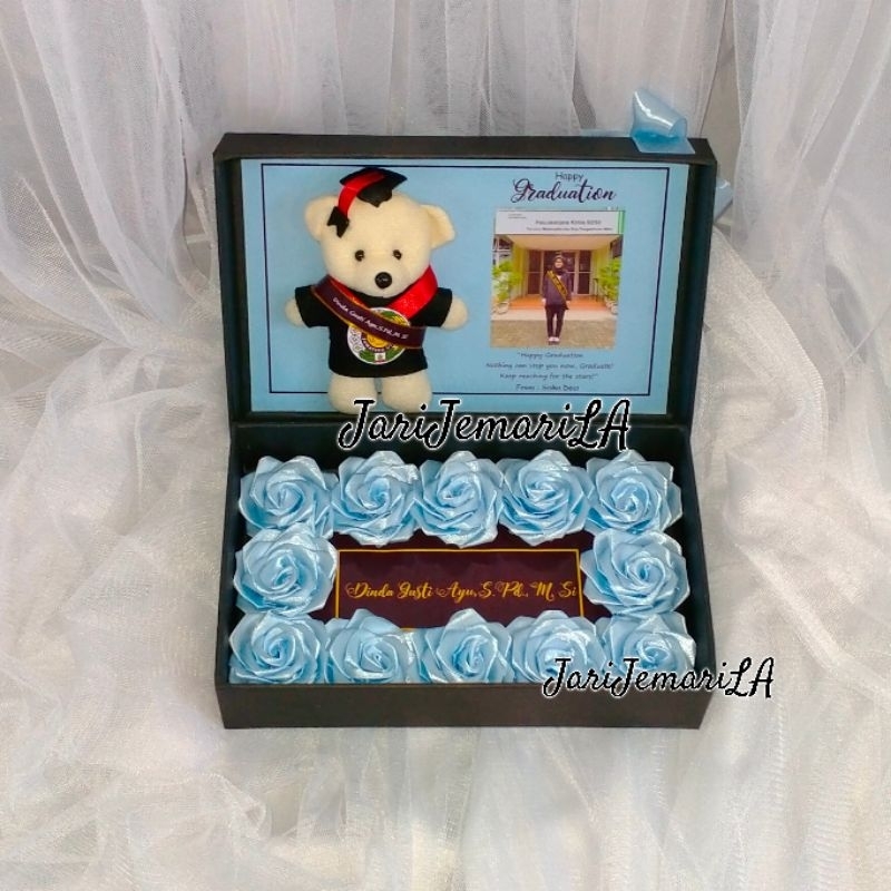 Jual buket bunga wisuda, hadiah wisuda, kado wisuda, buket bunga sempro ...