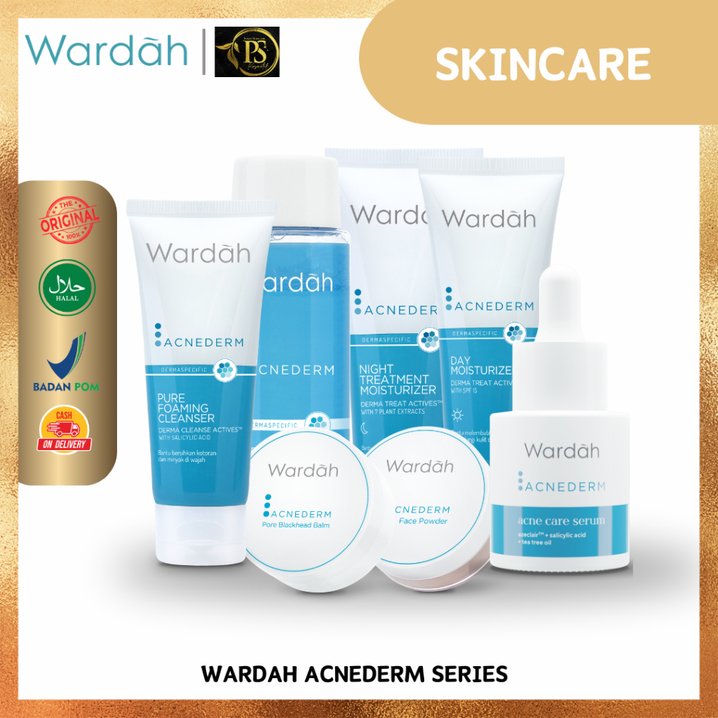 Jual WARDAH ACNEDERM ALL SERIES | Wardah Series For Acne | Shopee Indonesia