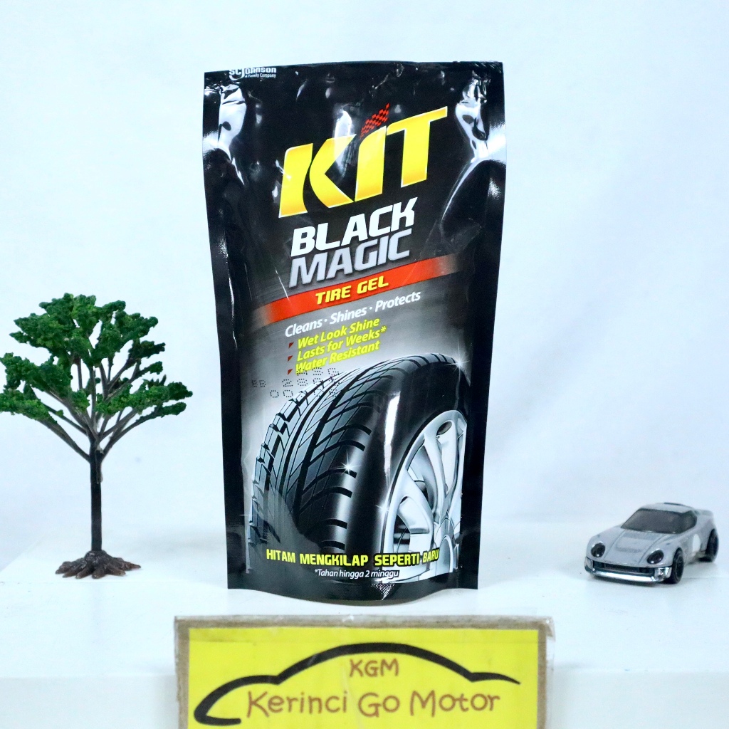 Jual KIT Black Magic Tire Gel 180ml Refill Cairan Pengkilap Poles ...