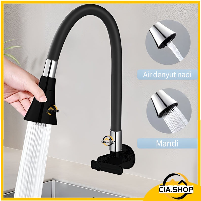Jual SUS 304 Stainless Kran Serbaguna Kran Angsa Cuci Piring Dapur ...