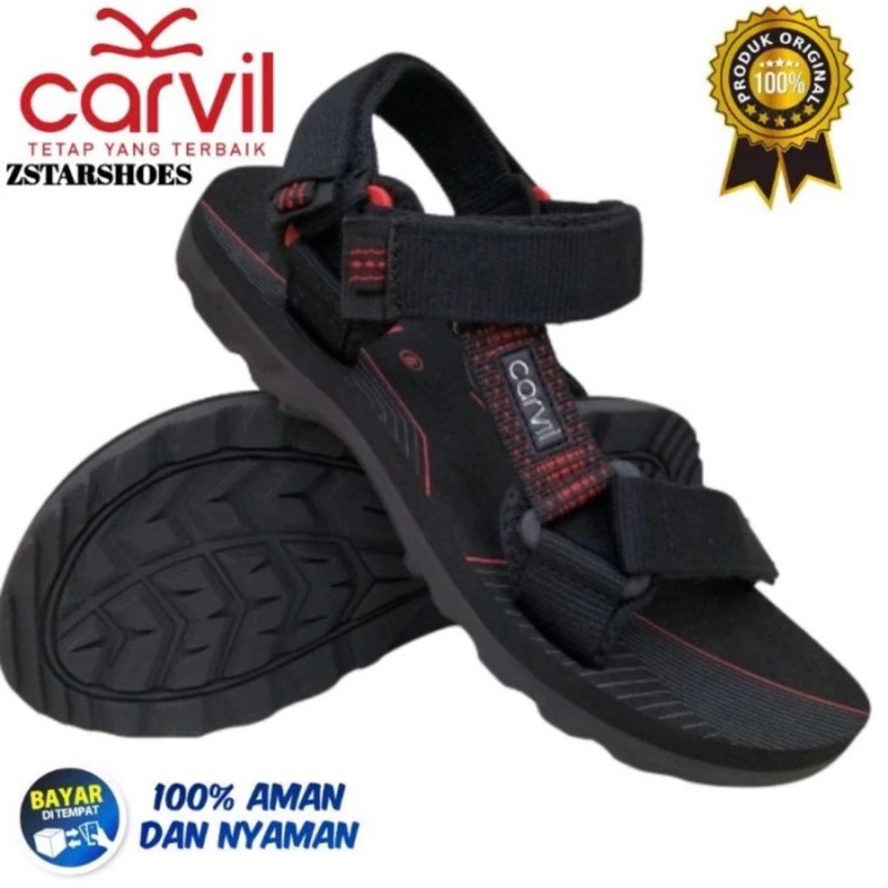 Jual Sepatu Sandal Carvil Pria - Maladewa GM | Shopee Indonesia