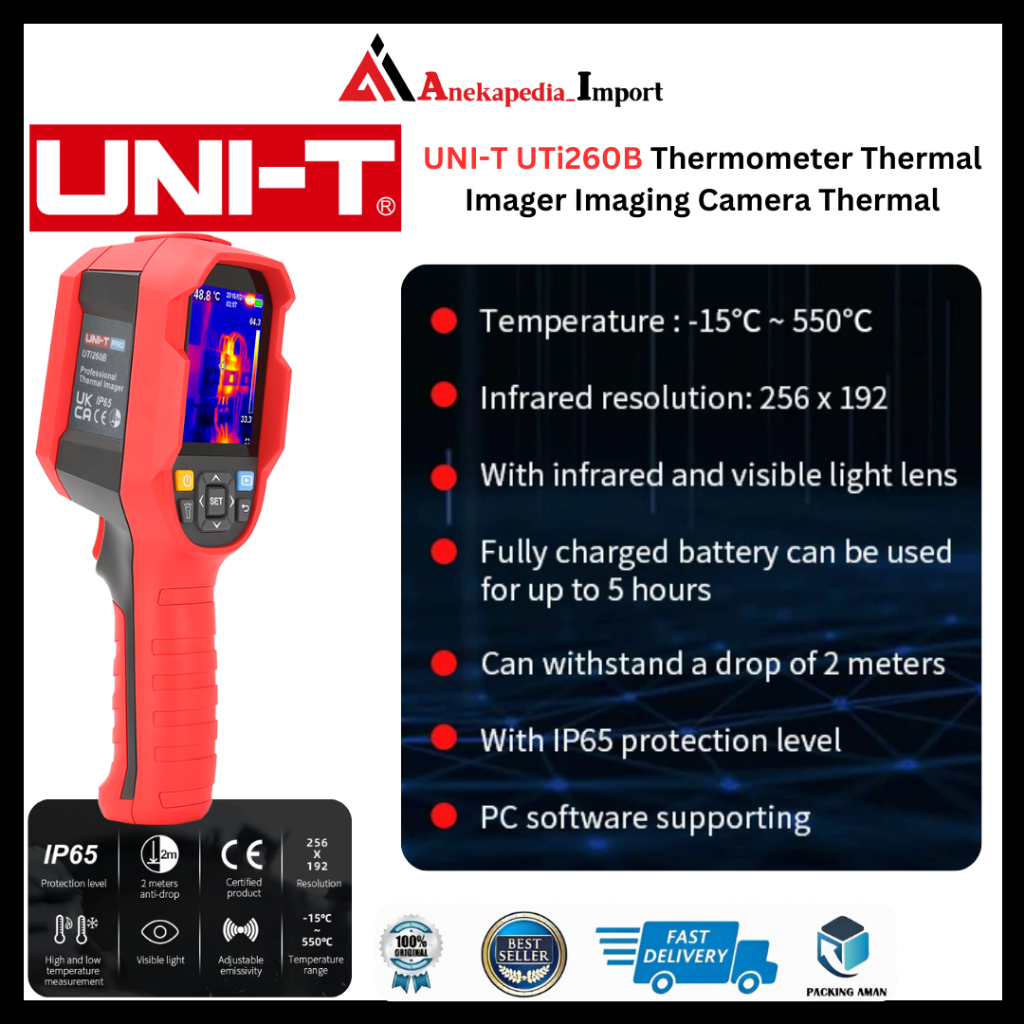 Jual UNI-T UTi260B - Thermometer Thermal Imager Imaging Camera Thermal ...
