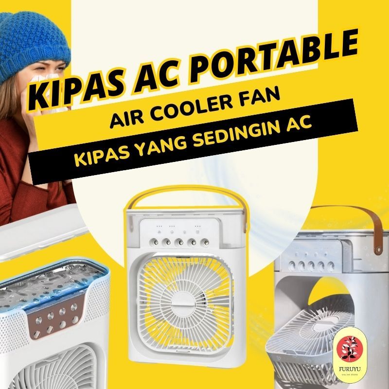 Jual Kipas Angin AC Portable Kipas Pendingin udara penyejuk ruangan Air ...