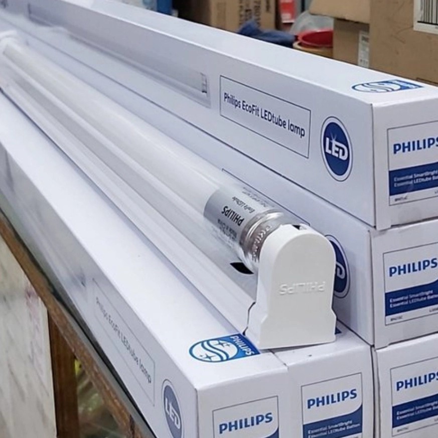 Jual Tl Philips Led Tube Ecofit T8 set 8W 16watt SET BATTEN ECOFIT KAP NEON | Shopee Indonesia