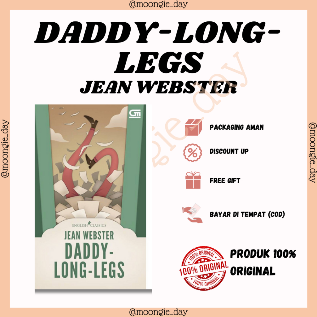 Jual ENGLISH CLASSICS : DADDY LONG LEGS BY JEAN WEBSTER (BARU/ORI ...