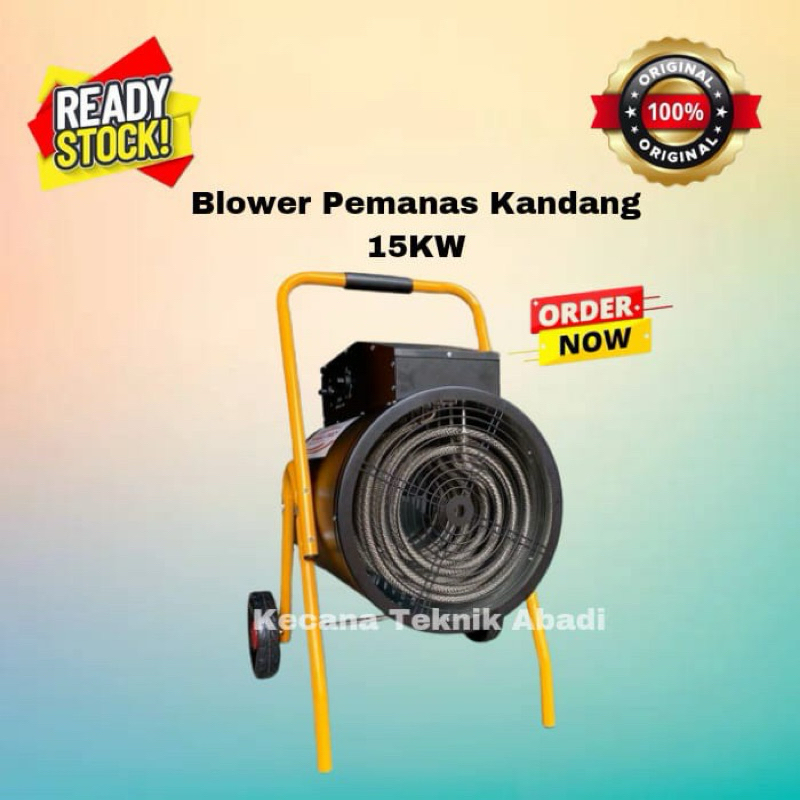 Jual Blower Pemanas Kandang 15KW 380V Kipas Pemanas Ruangan 15KW 3Phase ...
