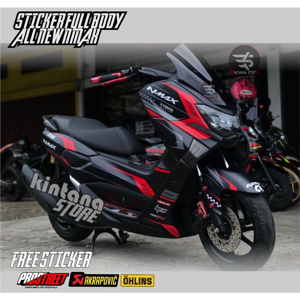 Jual decal nmax old sticker full body stiker variasi yamaha nmax 155 ...