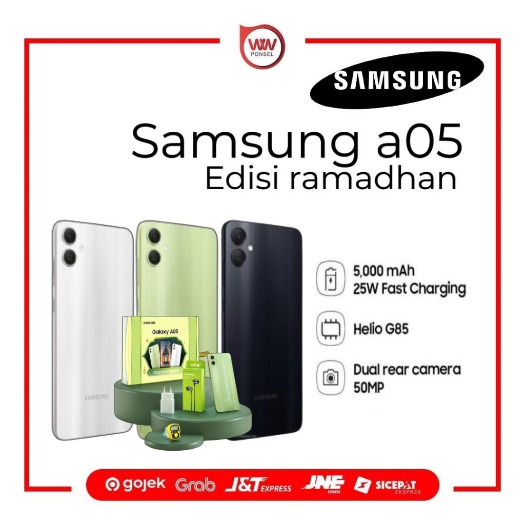 Jual Hp Samsung A05 Ram 6GB Internal 128GB Garansi Resmi Edisi Ramadhan ...
