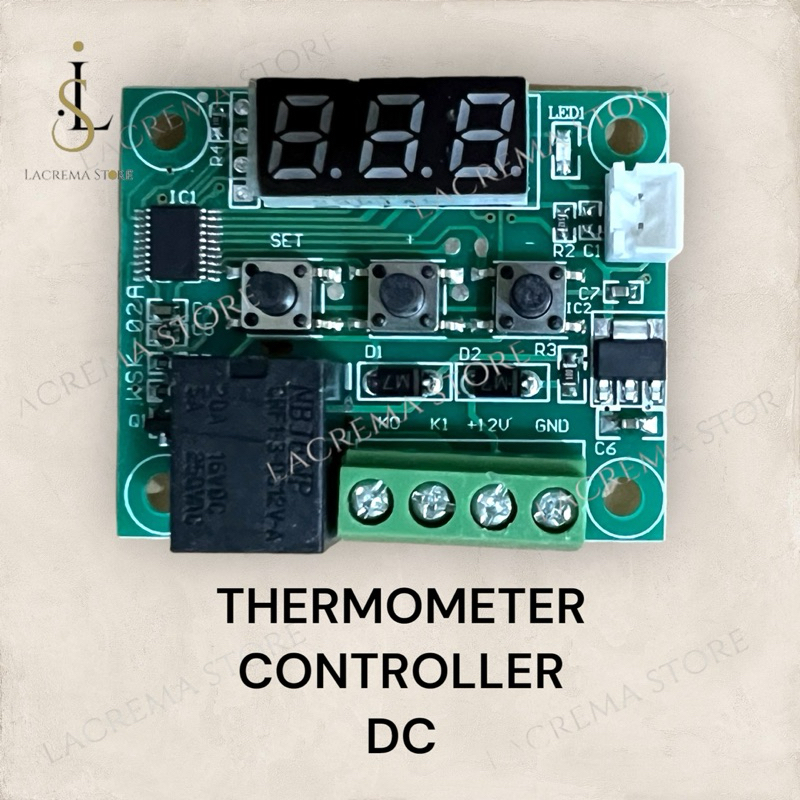 Jual CONTROLLER DC 12 V THERMOSTAT KONTROLER DC W1209 PENETAS TELUR ...