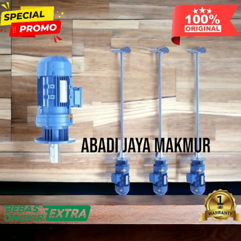 Jual Agitator Mixer Kimia SS304 1.1KW 1.5HP 3 Phase 2 Pole With Gearbox | Shopee Indonesia