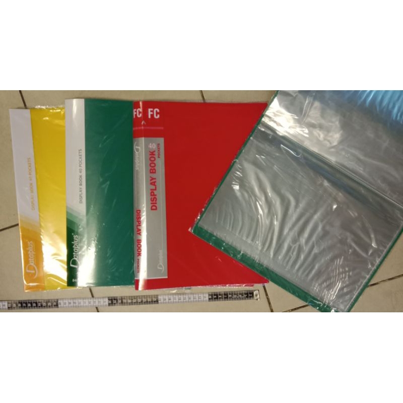 Jual ATK MAP FOLDER KANTONG PLASTIK WARNA TRANSPARAN ISI 40 LEMBAR ...