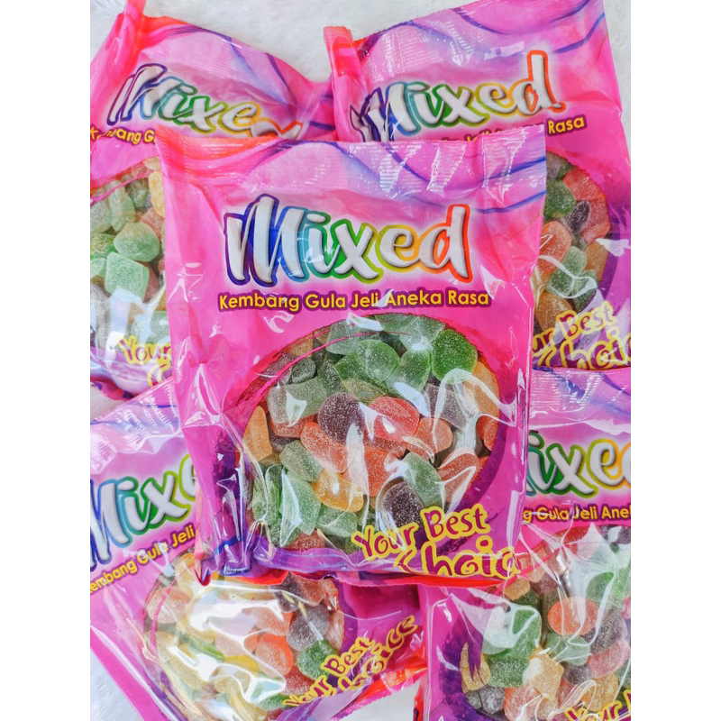 Jual permen jelly warna warni jelly mixed fruit 1 kg malaysia KM ...