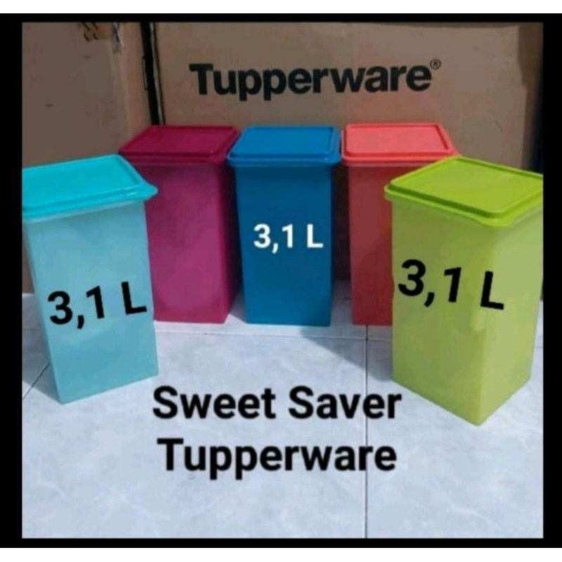 Jual Toples Mosaic Sweet Saver Tupperware ( FREE Bubble Warp ) | Shopee ...